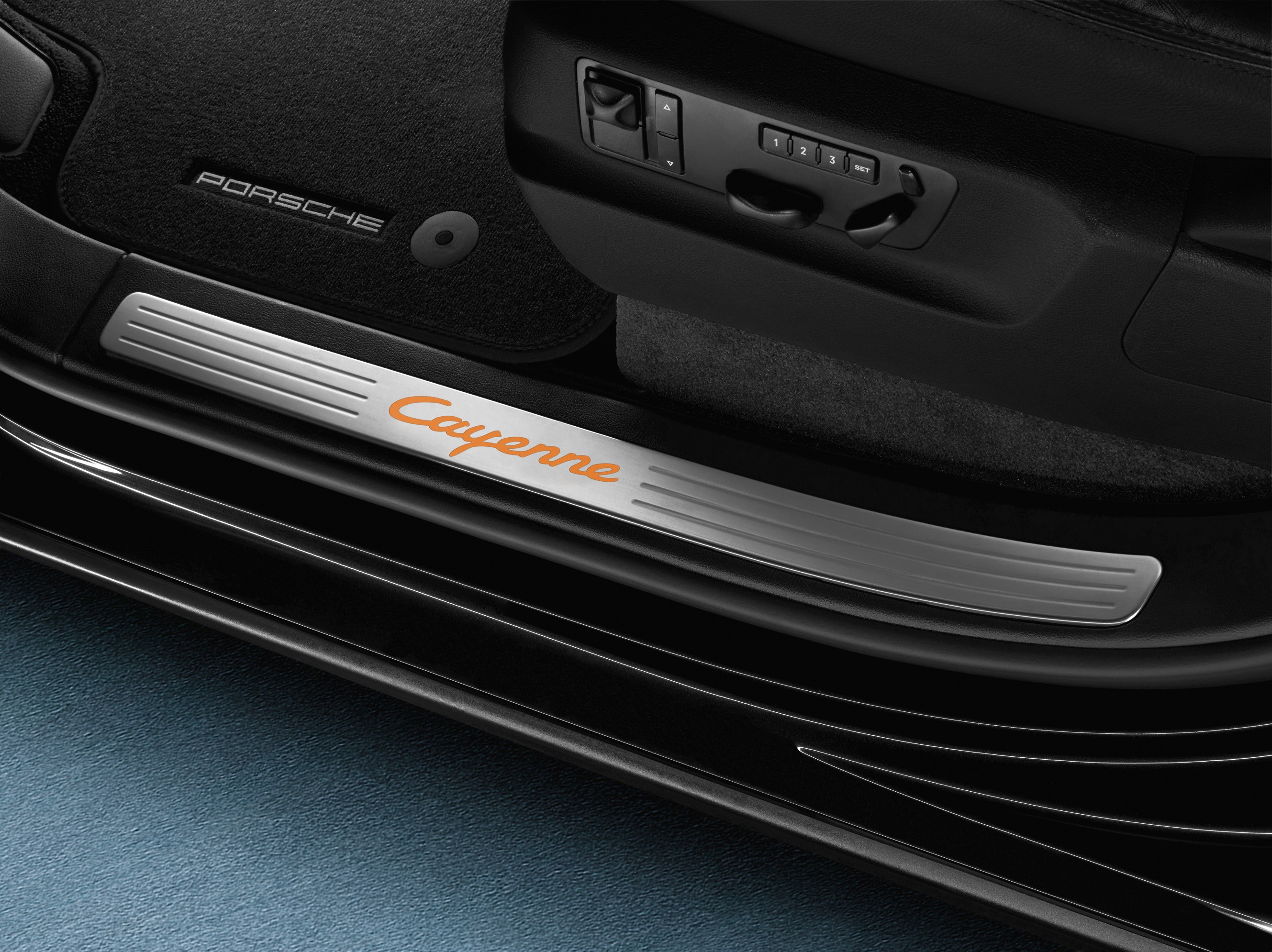 Porsche Illuminated Door Entry Guards - Stainless Steel in Transsyberia ...