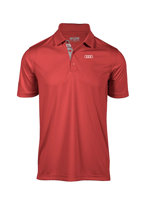 Audi Under Armour Red Performance Polo (Medium): RACCAR Automotive
