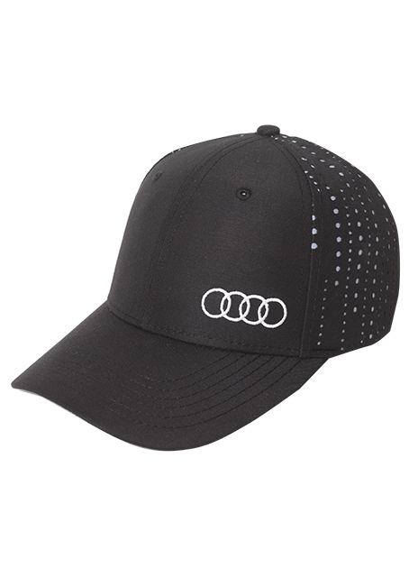 Audi Perforated Black Cap: RACCAR Automotive