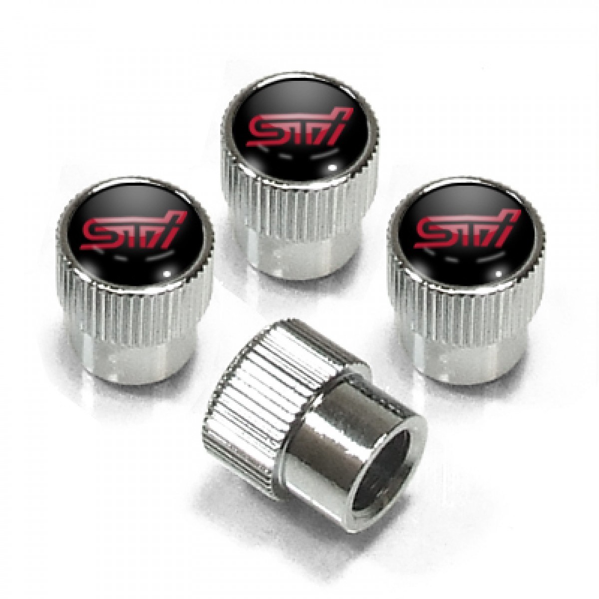 Genuine Subaru STi Logo Valve Stem Caps: RACCAR Automotive