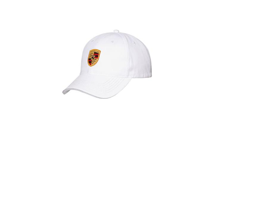 Porsche Crest White Cap: RACCAR Automotive
