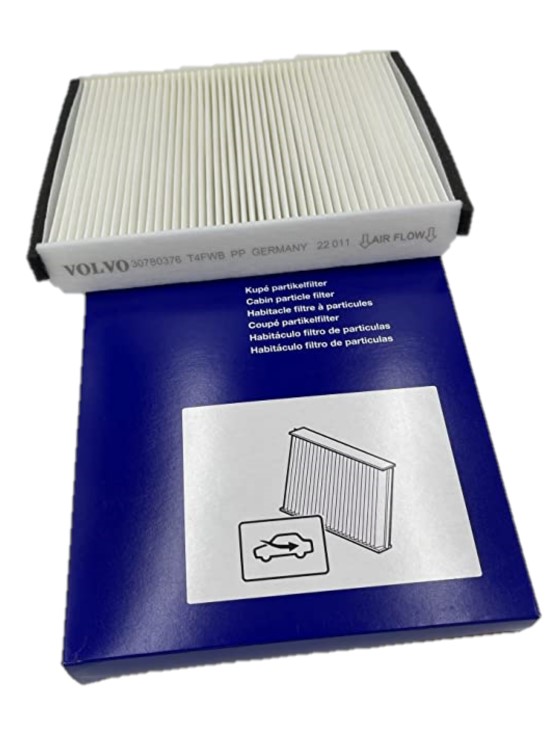 Genuine Volvo 30780376 Cabin Air Filter w/o AQS (Air Quality System ...