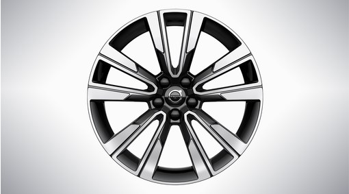Volvo 19" 5-Double Spoke Black Diamond Cut - V60 Cross Country: RACCAR ...