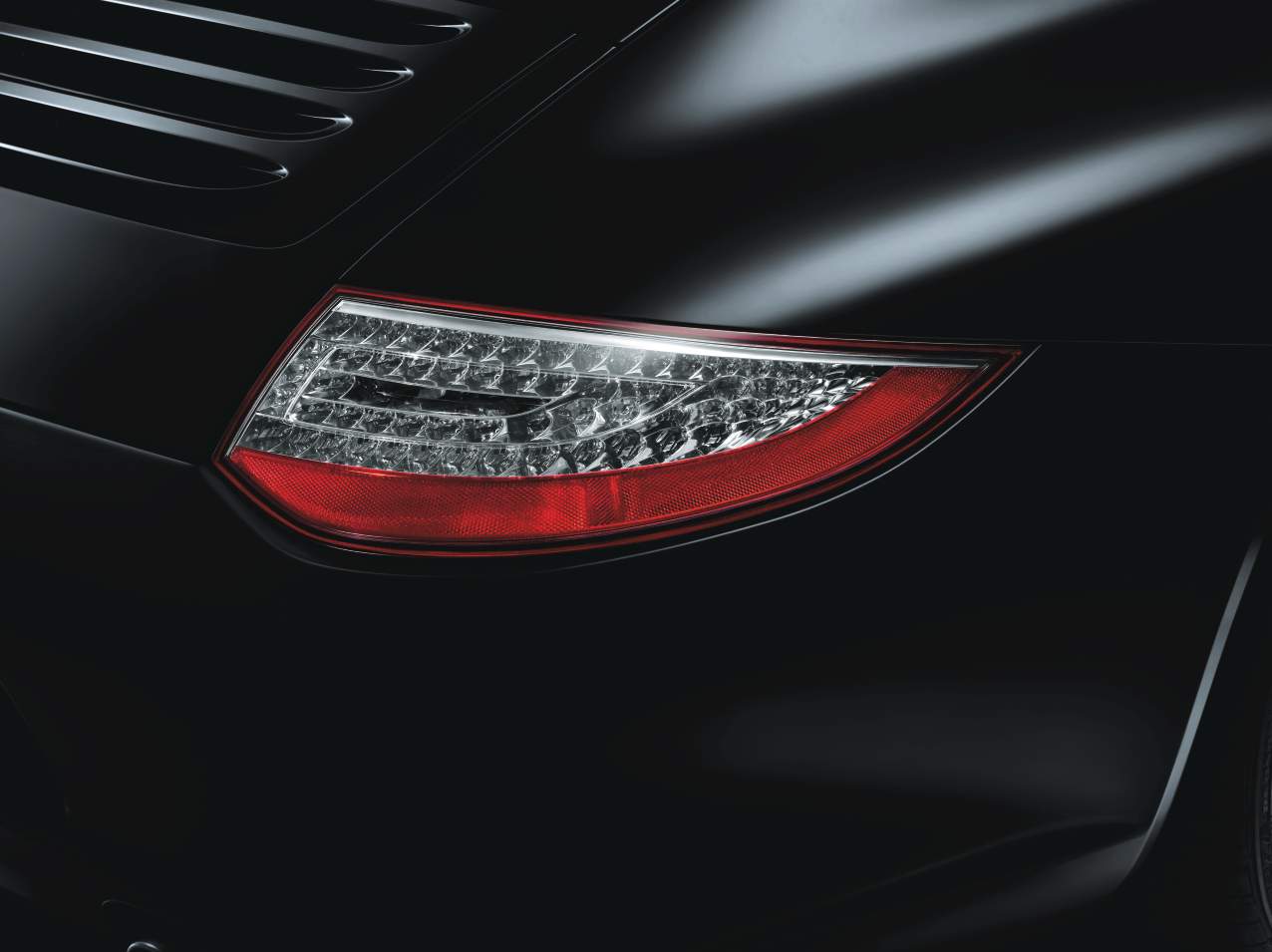 Porsche 997-2 Clear Glass Tail Lights: RACCAR Automotive