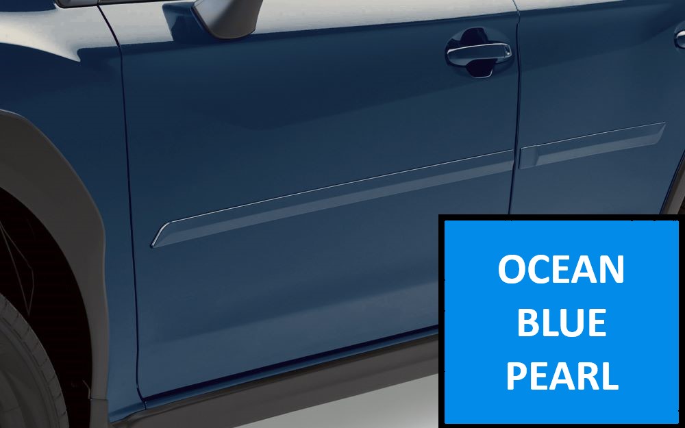 Subaru Accessory Body Side Molding Kit for Impreza - Ocean Blue Pearl ...