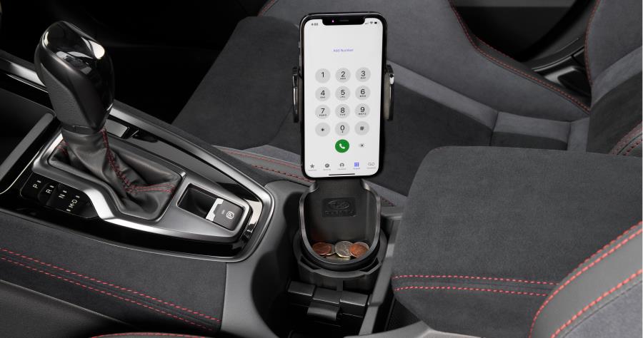 Subaru Accessory Cup Holder Mounted Phone Holder RACCAR Automotive