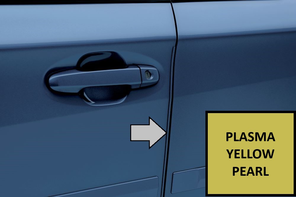 Subaru Accessory Door Edge Guard Kit for Crosstrek Plasma Yellow Pearl