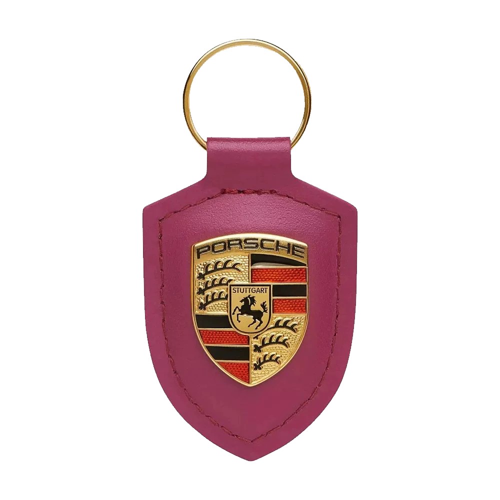 Porsche Crest Key Ring - Rubystar: RACCAR Automotive