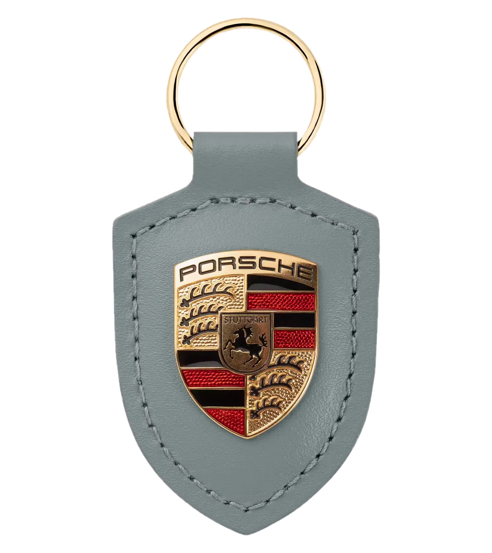 Porsche Crest Key Ring - Shade Green: RACCAR Automotive