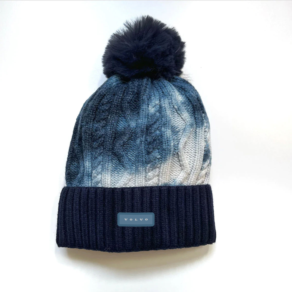 Volvo Pom-Pom Knit Cap - Blue: RACCAR Automotive