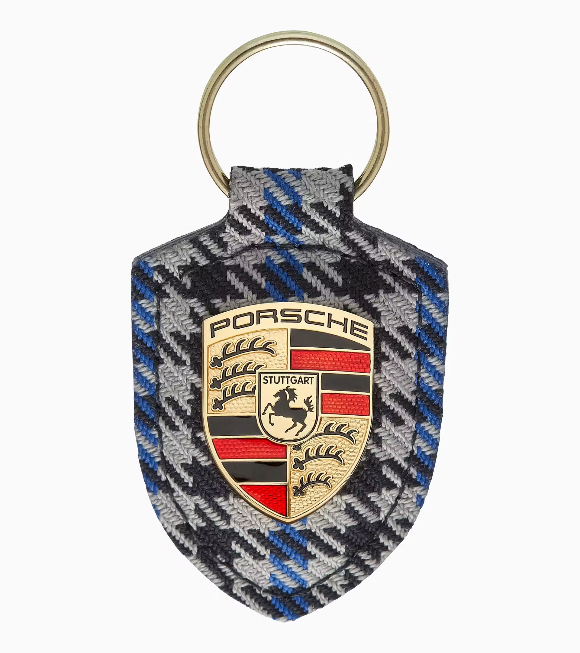 Porsche Crest Key Ring - Special Edition Pepita Sally: RACCAR Automotive